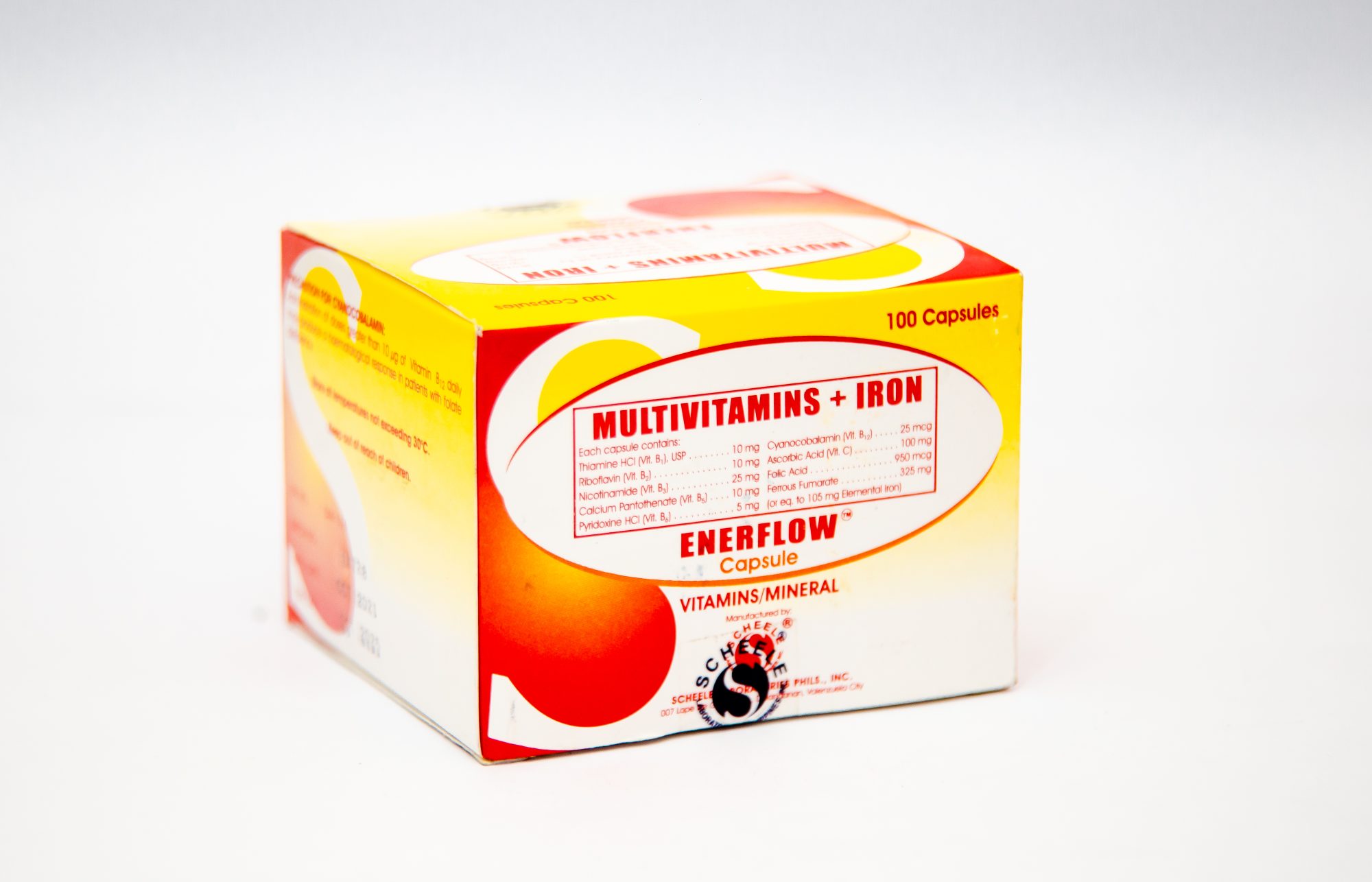 Multivitamins + Iron Enerflow Capsule SLPI – Preman Marketing and ...